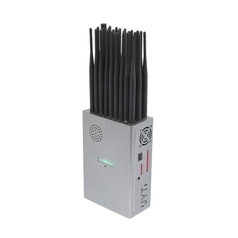 World First 27 Antennas Portable All Frequency Signal Jammer Blocker ...